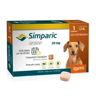 Simparic 20mg: Proteção Avançada e Contínua contra Parasitas para Cães ...